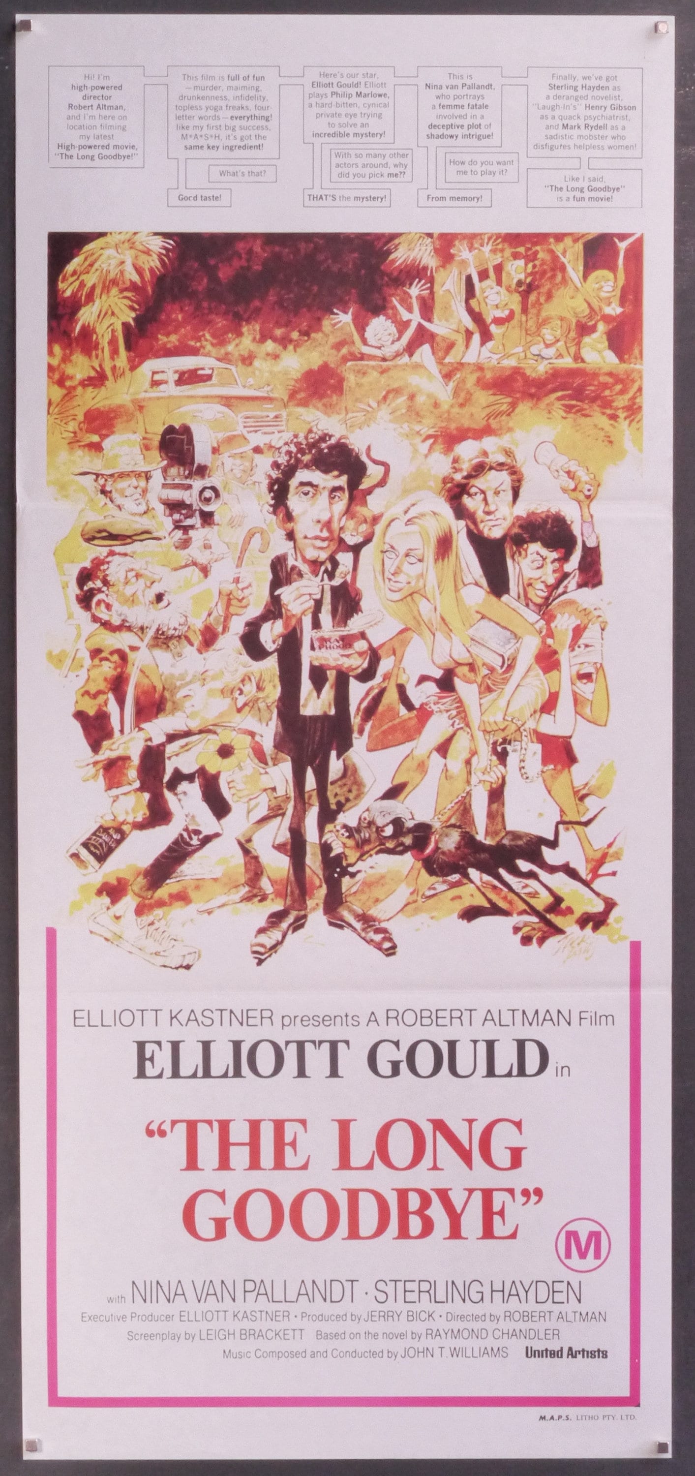 The Long Goodbye-Original Vintage Movie Poster for Robert | Etsy