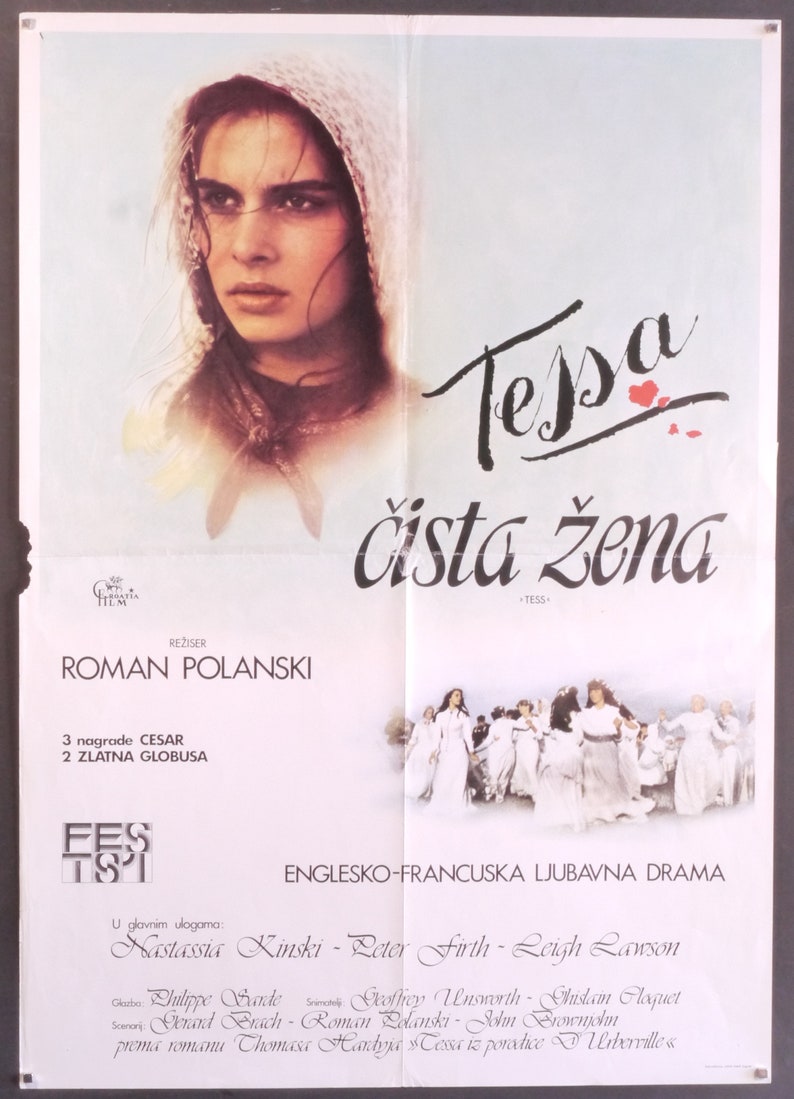 Tess-original Vintage Movie Poster for Roman Polanski's Lyrical ...