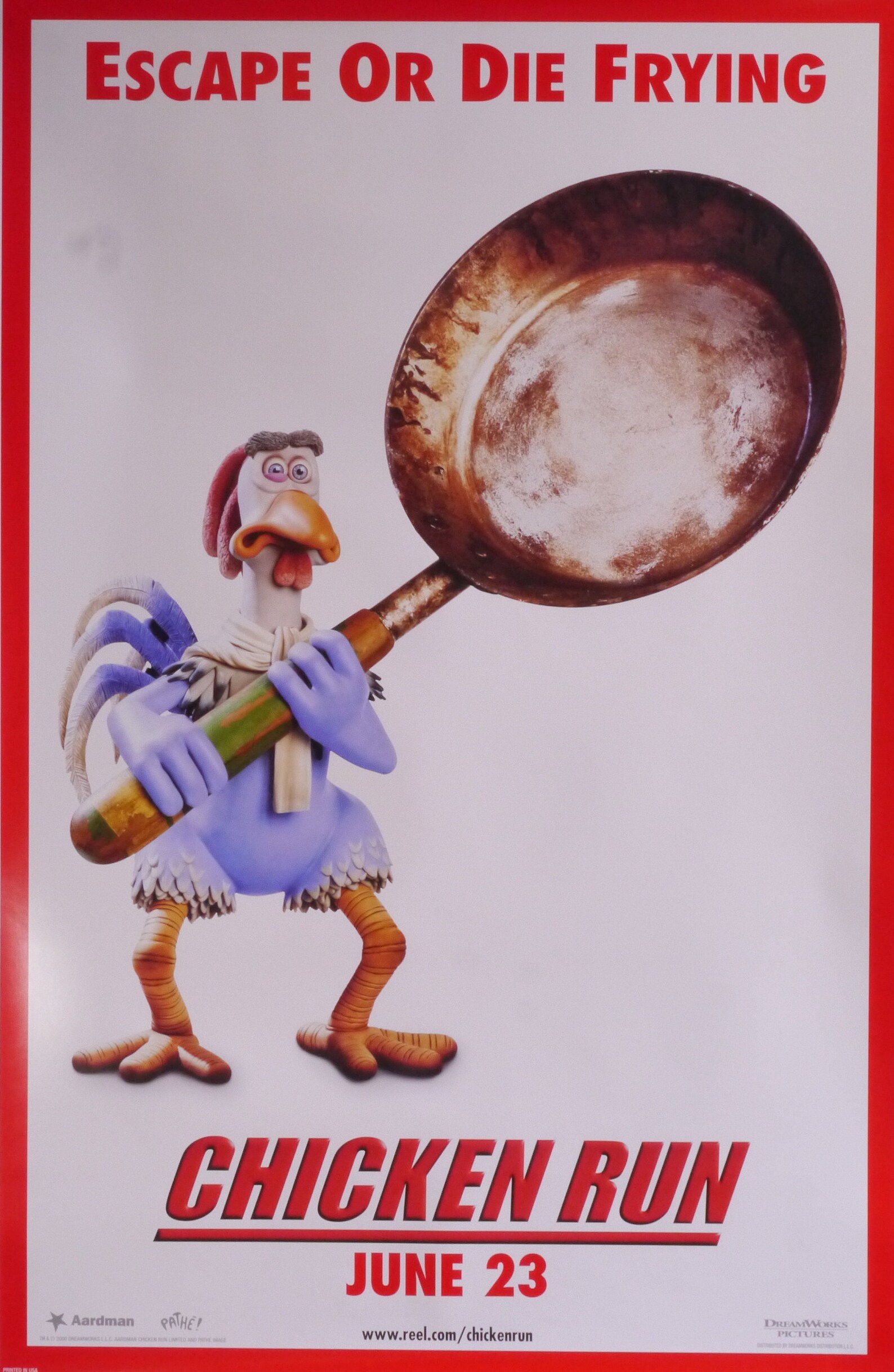 Chicken Run-an Original Vintage Movie Poster for Nick Park's Animated ...
