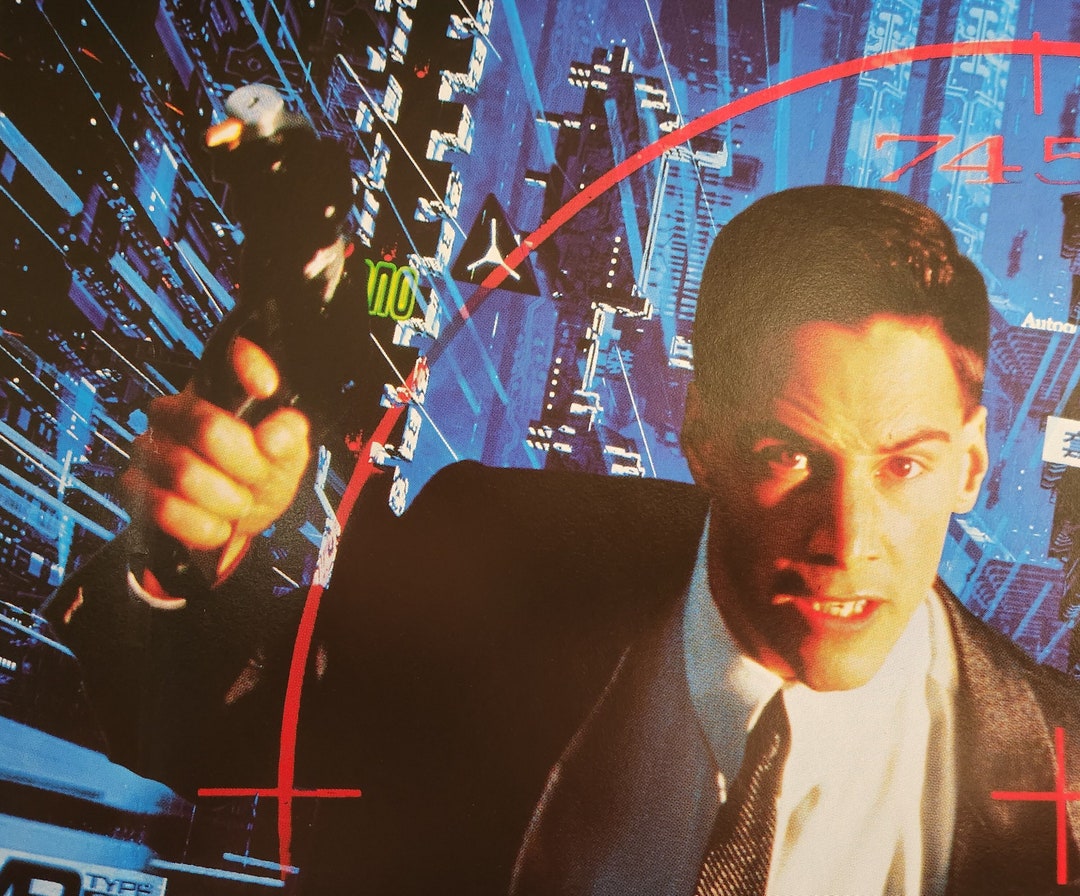Johnny Mnemonic-an Original Vintage Movie Poster of Robert Longo's ...