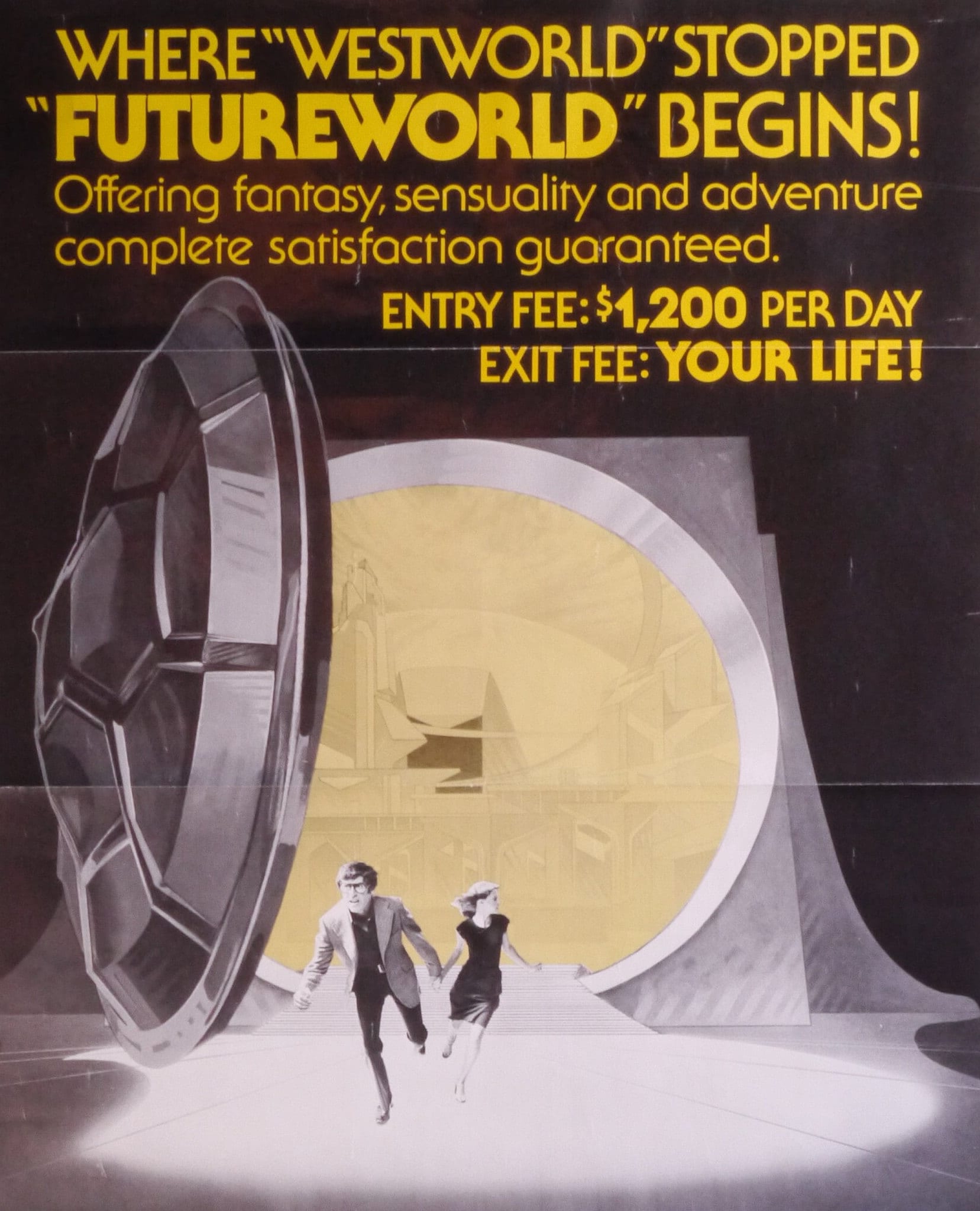 Futureworld-A Rare Original Vintage Movie Poster of the Sci-Fi Robot ...