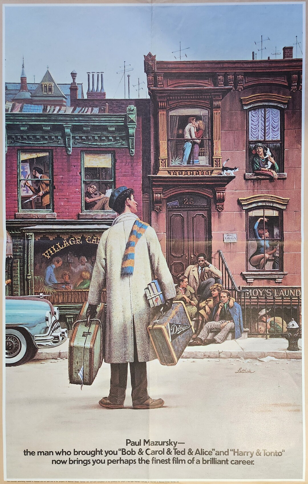 Next Stop, Greenwich Village-an Original Vintage Movie Poster for Paul ...