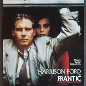Frantic-an Original Vintage Movie Poster for Roman Polanski's Parisian ...