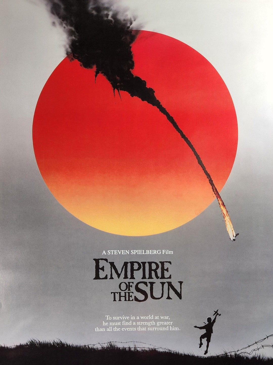 El imperio del sol: un póster de película vintage original para el ...