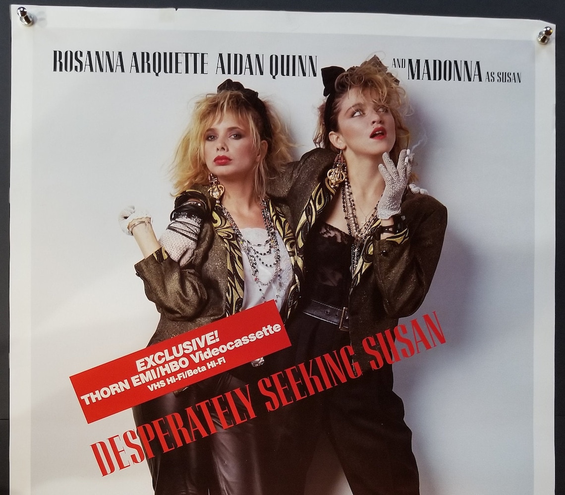 Desperately Seeking Susan-A Rare Original Vintage Poster of | Etsy