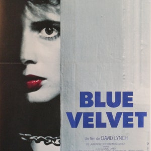 Blue Velvet-A Rare Original Vintage French Poster of David | Etsy