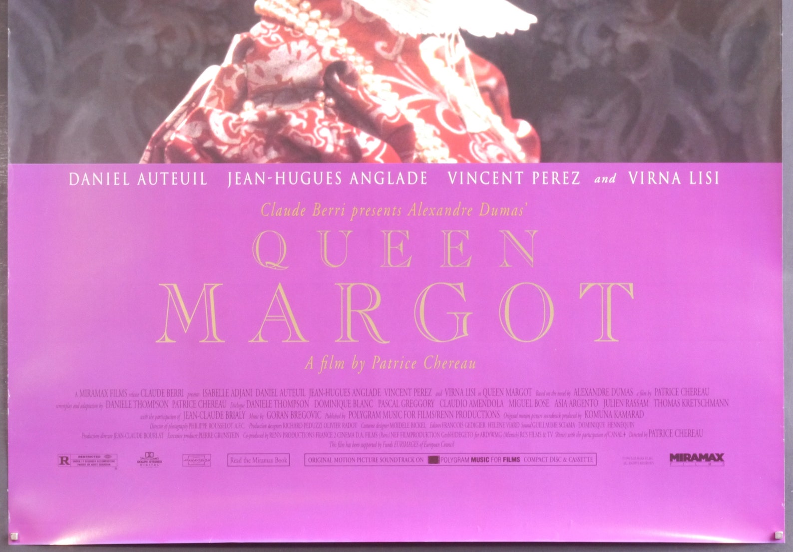 Queen Margo-Original Vintage Movie Poster for Patrice Chéreaus | Etsy