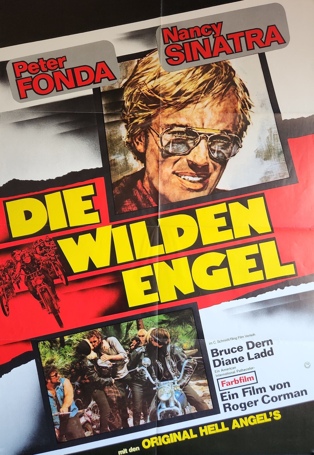 The Wild Angels-an Original Vintage Movie Poster for Roger Corman's ...