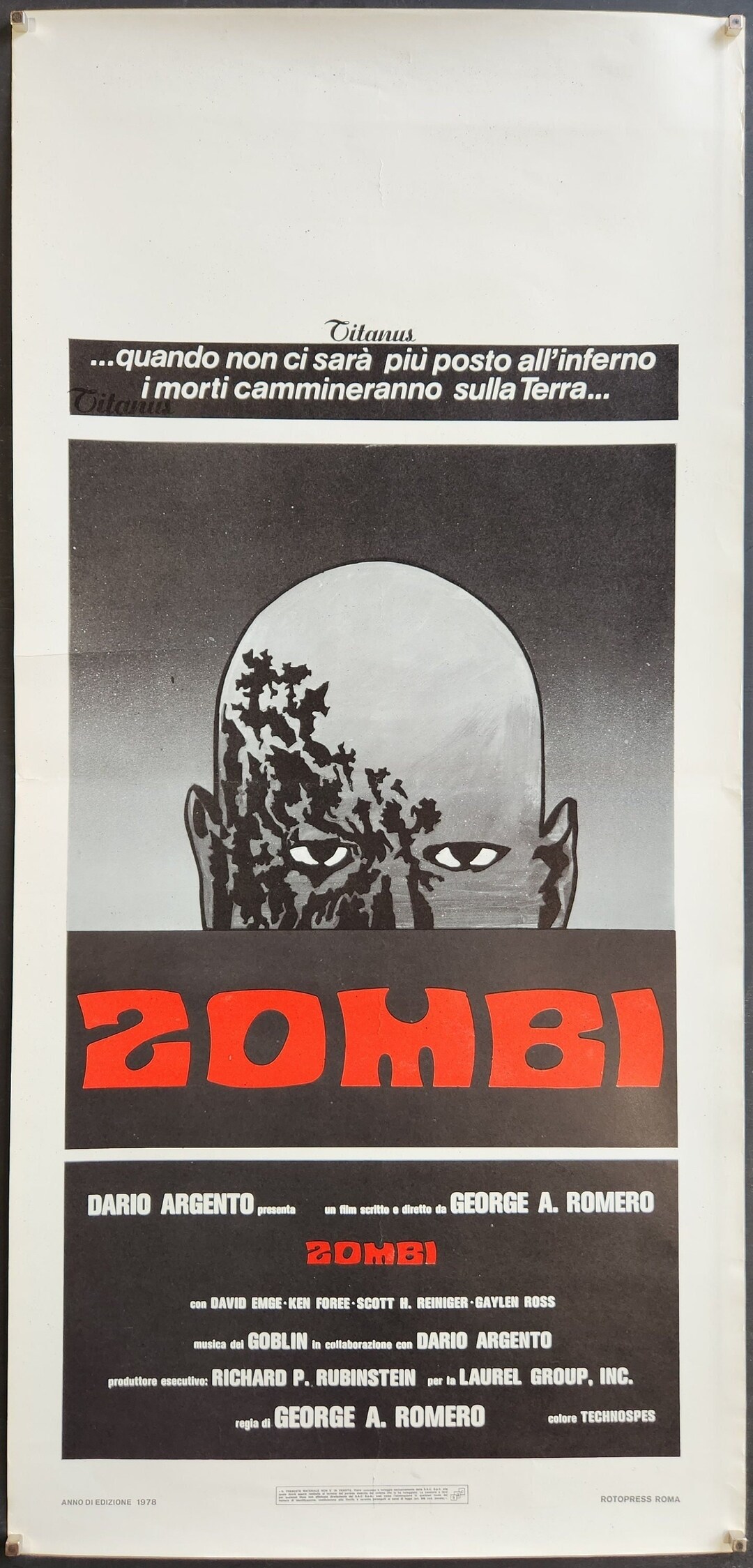 Dawn of the Dead-a Rare Original Vintage Movie Poster for George A ...