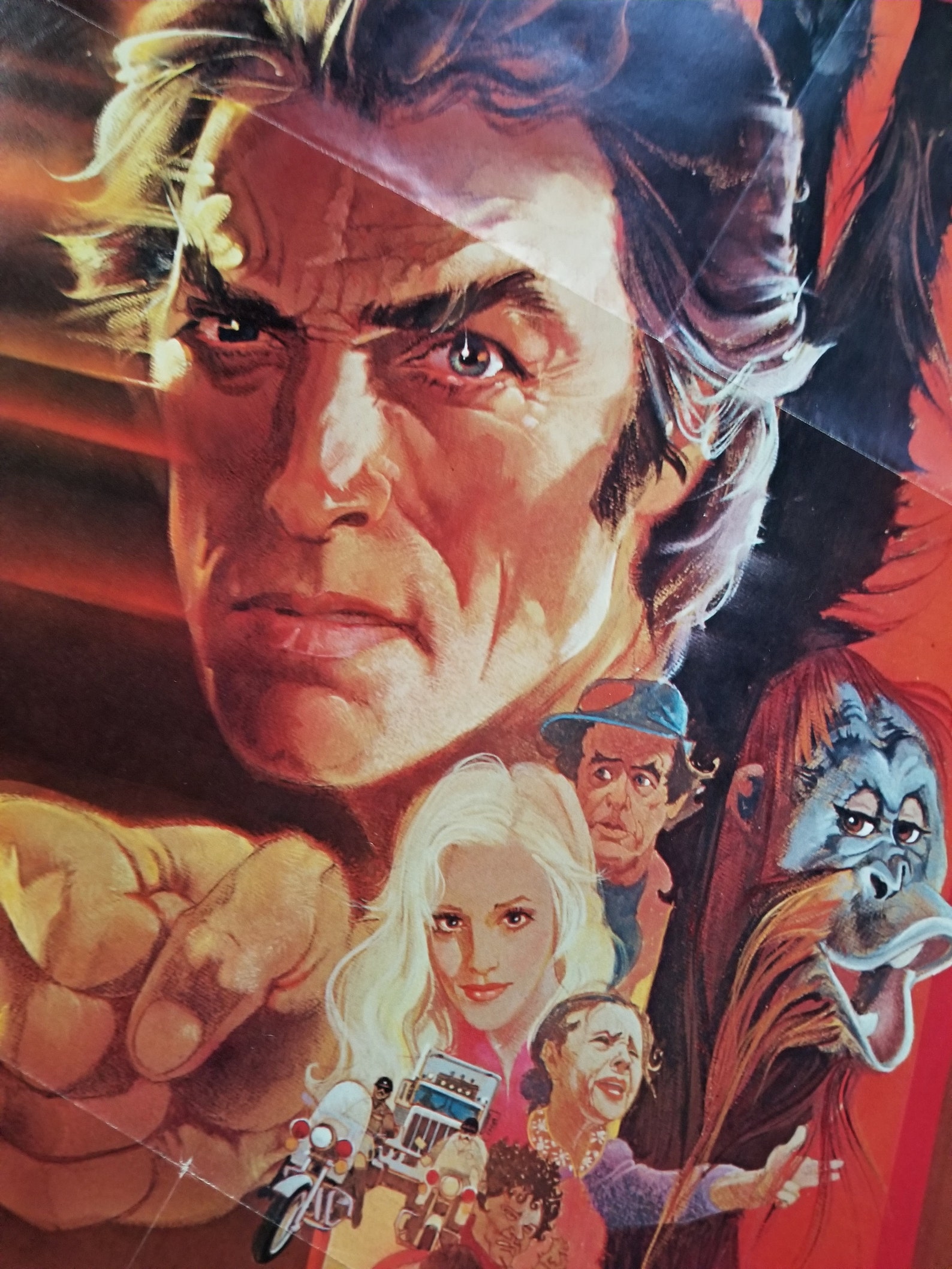 Any Which Way You Can- an Original Vintage Movie Poster for Clint ...
