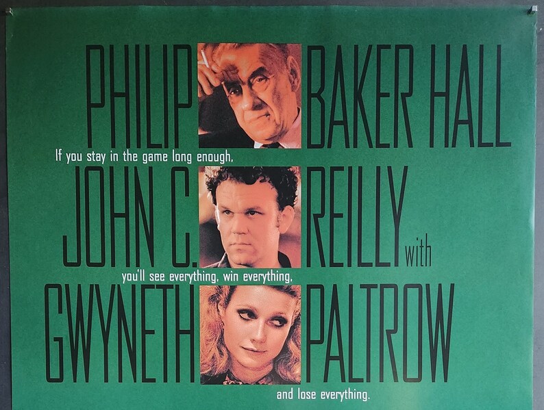 Hard Eight-original Vintage Movie Poster of PT Andersons Vegas - Etsy