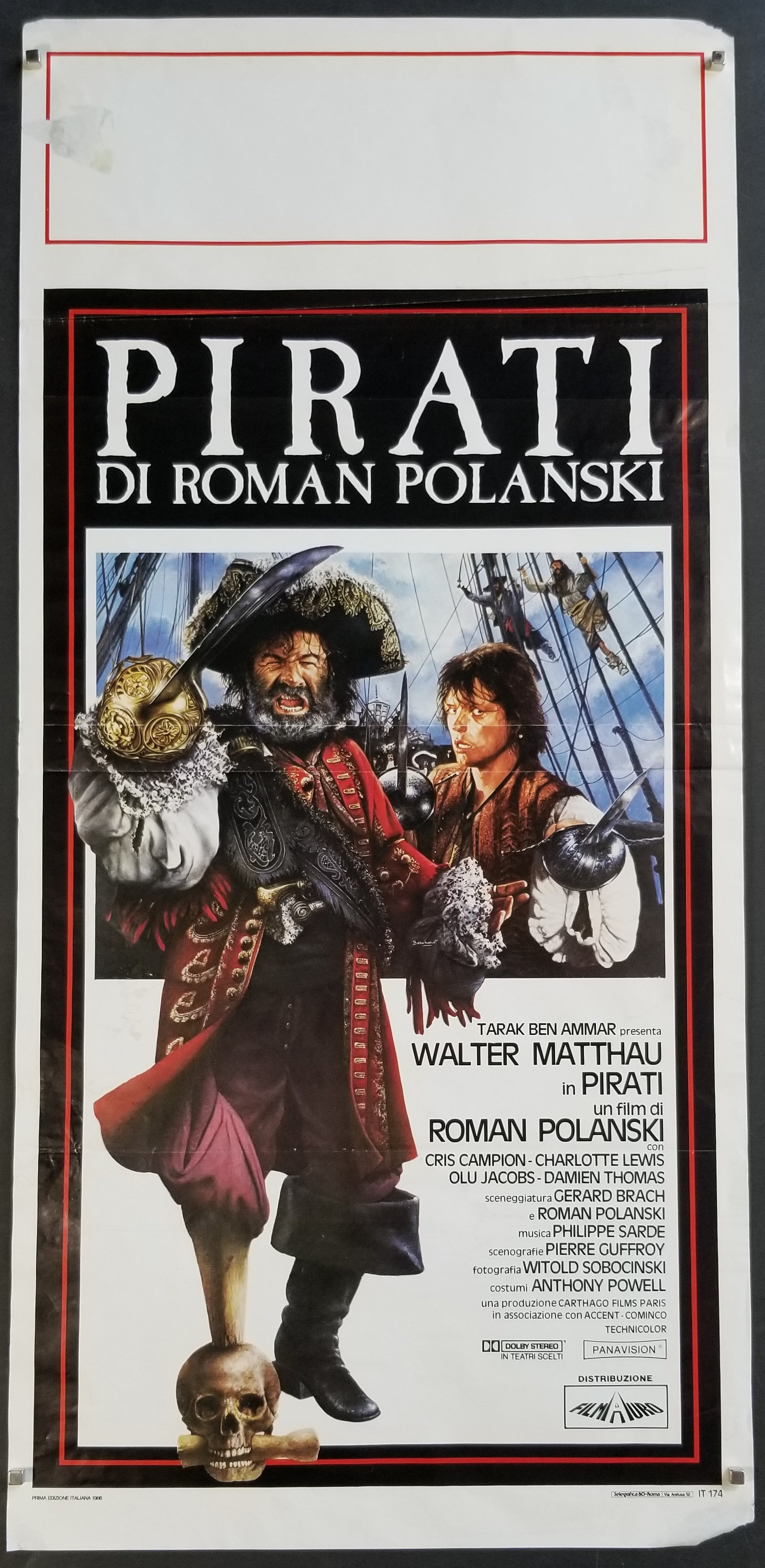 Pirates-original Vintage Movie Poster for Roman Polanski's | Etsy