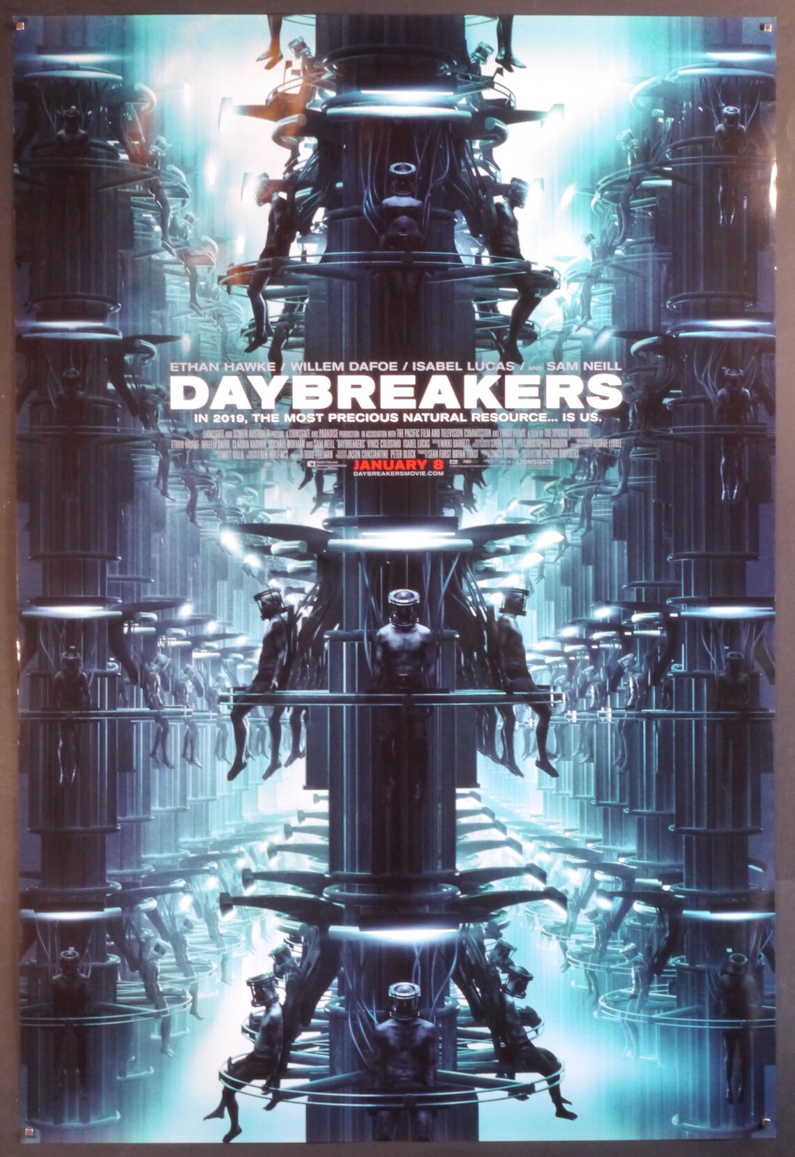 Daybreakers-original Movie Poster of the Spierig Brothers Epic - Etsy