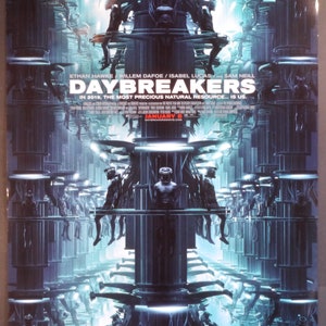 Daybreakers-original Movie Poster of the Spierig Brothers Epic Sci-fi ...
