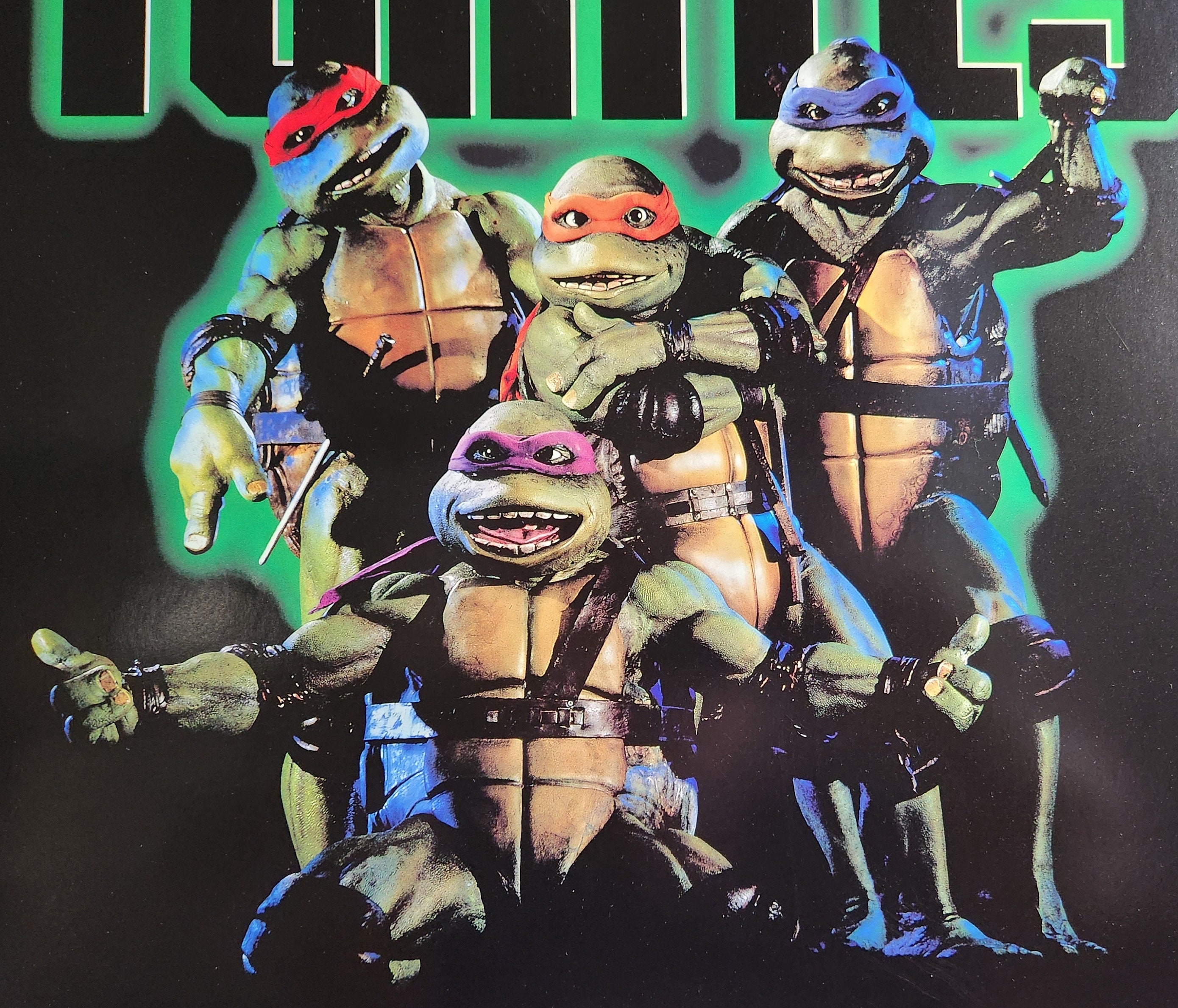 Teenage Mutant Ninja Turtles-original Vintage Movie Poster of - Etsy