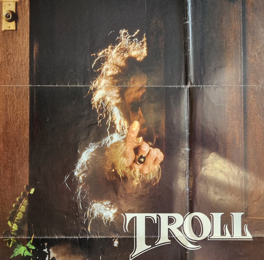 Troll-original Vintage Movie Poster for Ancient Troll Who - Etsy