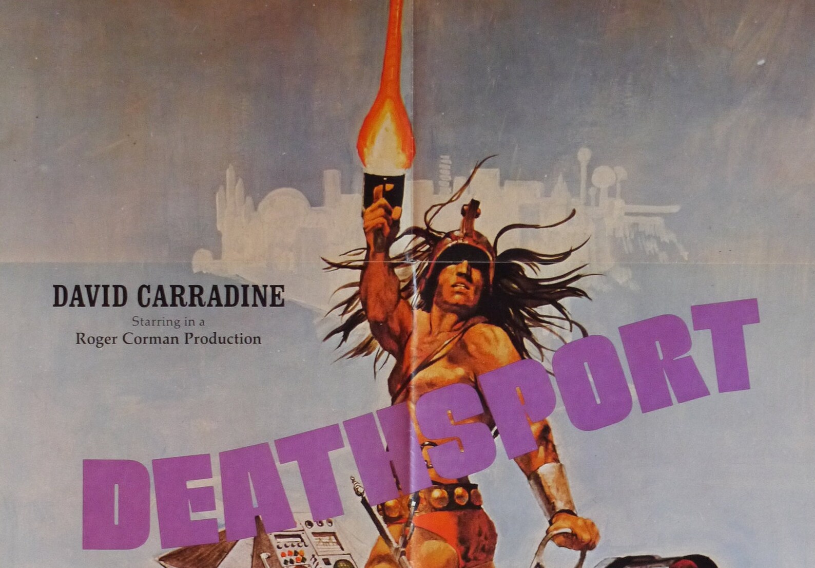 Deathsport-a Rare Original Vintage Movie Poster of Roger - Etsy