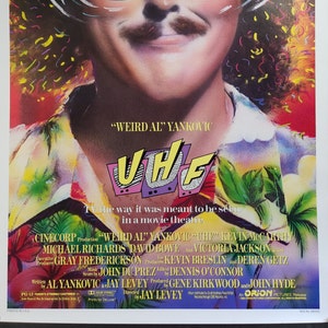 Uhf-an Original Vintage Movie Poster for 'weird Al' Yankovic's Surreal ...