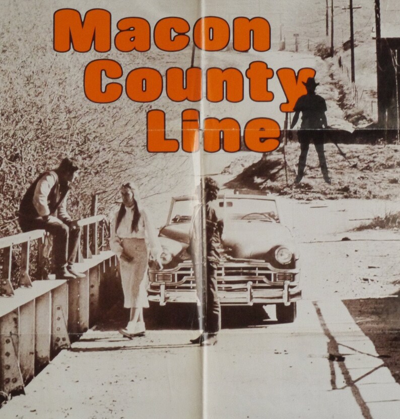 Macon County Line-an Original Vintage Movie Poster of Richard - Etsy