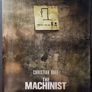 The Machinist-rare Original Movie Poster for Brad Anderson's Dark ...