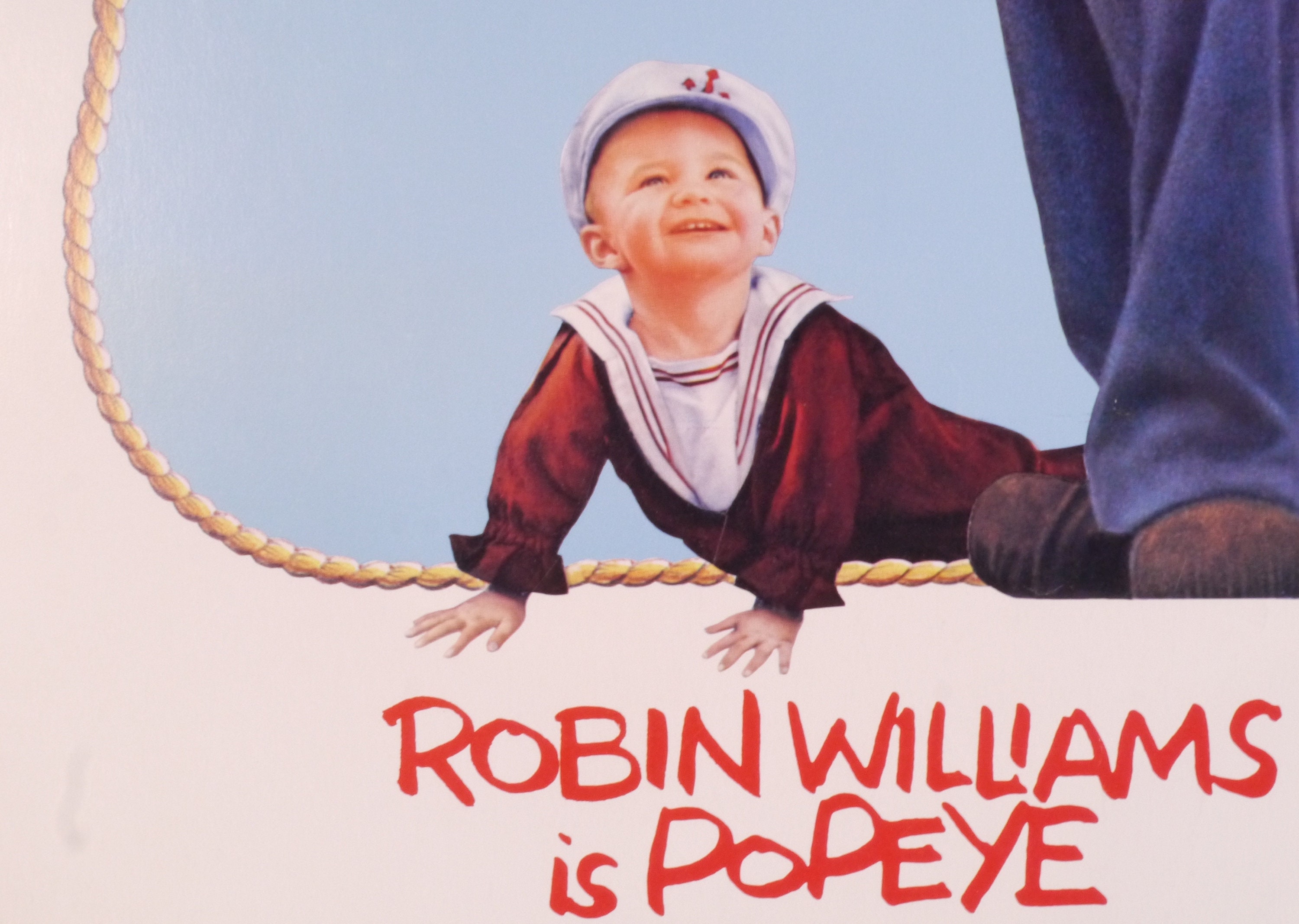 Popeye-A Rare Original Vintage Movie Poster for Robert Altman's Wacky ...