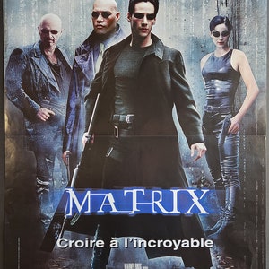 The Matrix-original Vintage Movie Poster of the Wachowski's Thrilling ...