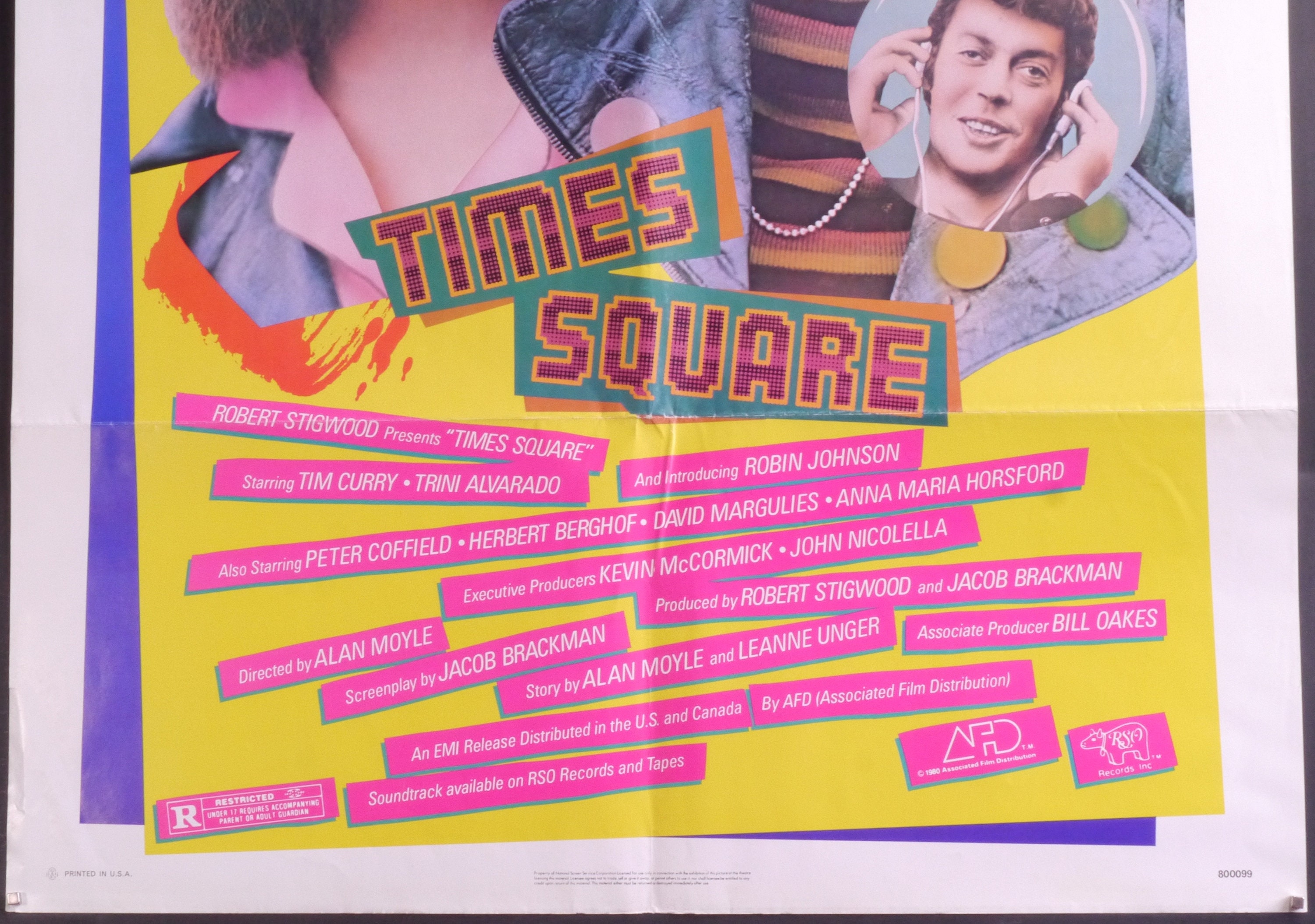 Times Square-an Original Vintage Movie Poster of Allan | Etsy