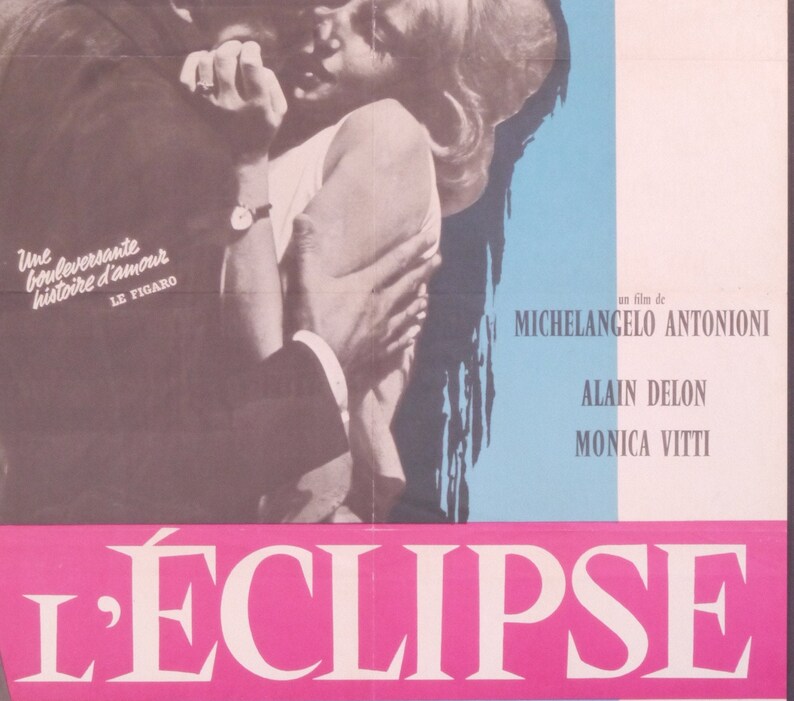 The Eclipse-a Rare Original Vintage French Movie Poster for - Etsy