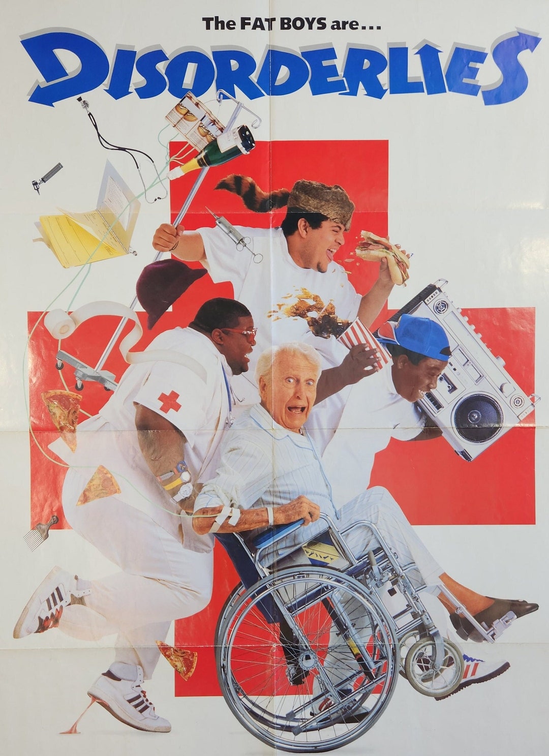 Disorderlies-an Original Vintage Movie Poster Featuring Early Hip Hop ...