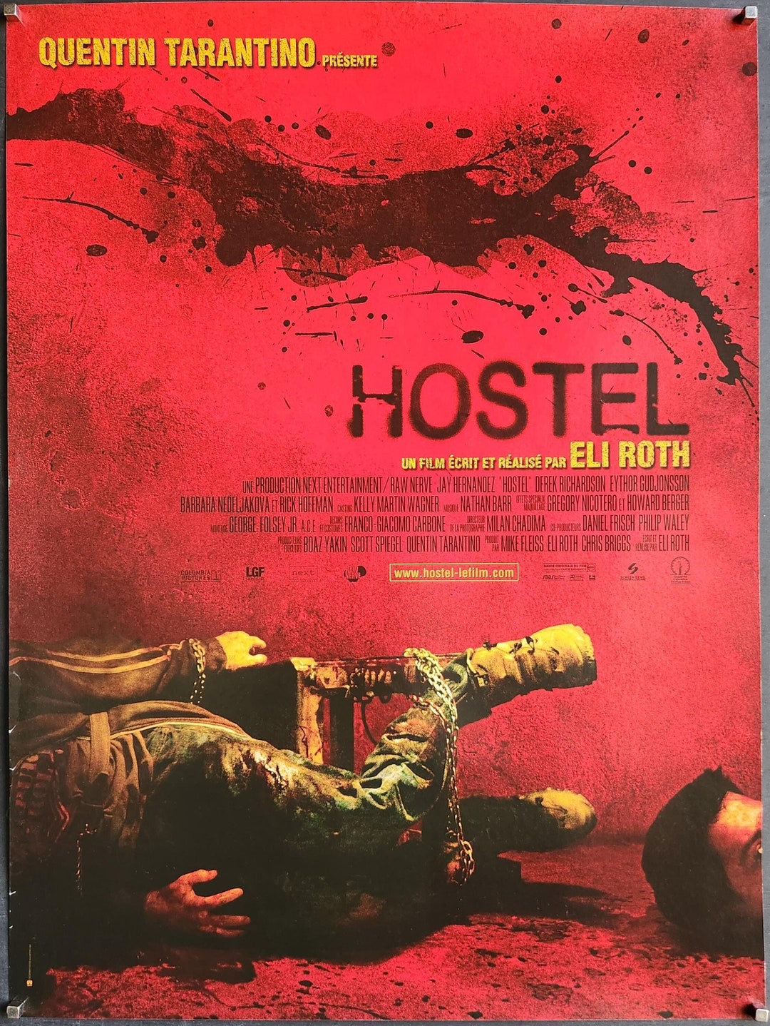 Hostel-original Vintage Movie Poster for Eli Roths Postcard From Eastern Europe With Jay ...