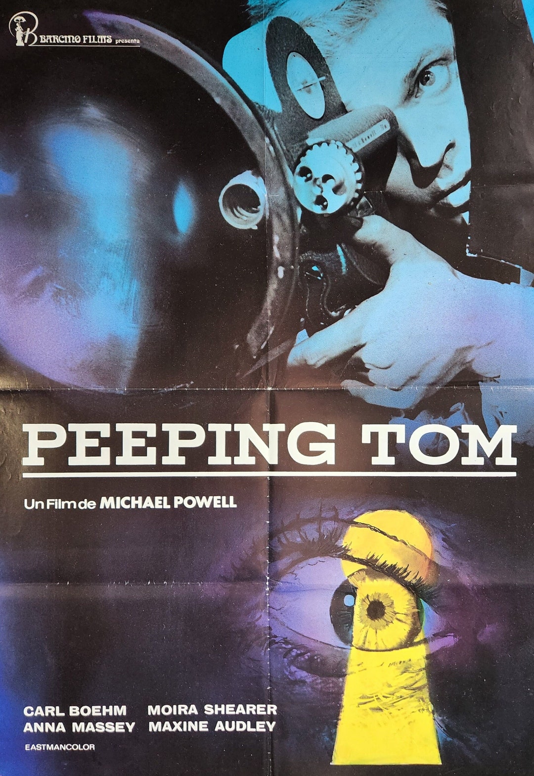 Peeping Tom-original Vintage Movie Poster of Michael Powell's Shocking Cinematic Thriller With ...