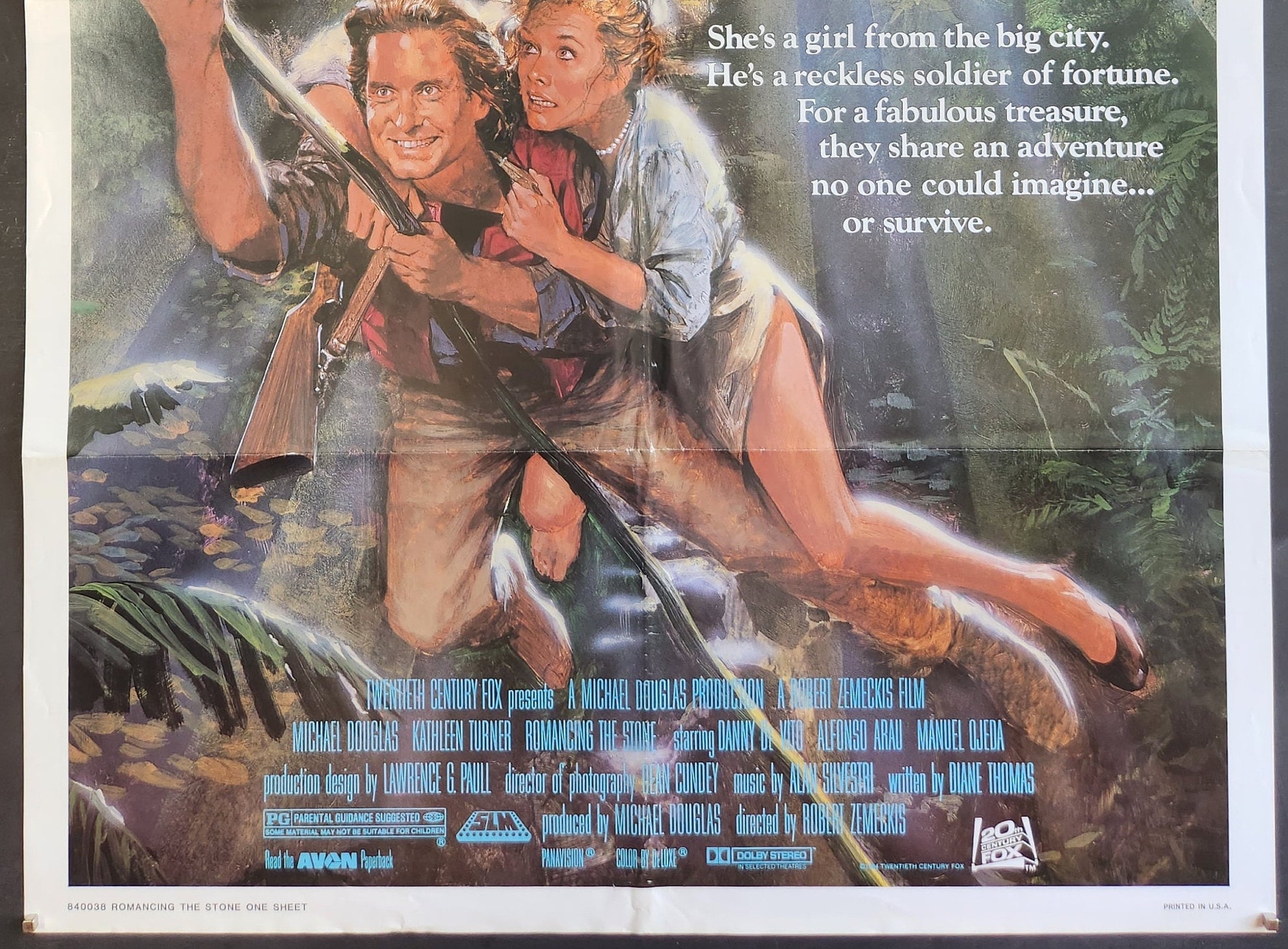 Romancing The Stone Poster
