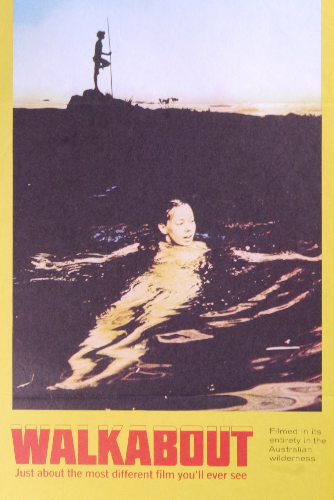 Walkabout-an Original Vintage Australian Movie Poster of Nicolas Roeg's ...