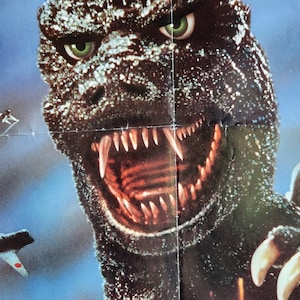 Godzilla 1985-rare Original Vintage Movie Poster of Koji Hashimoto's ...