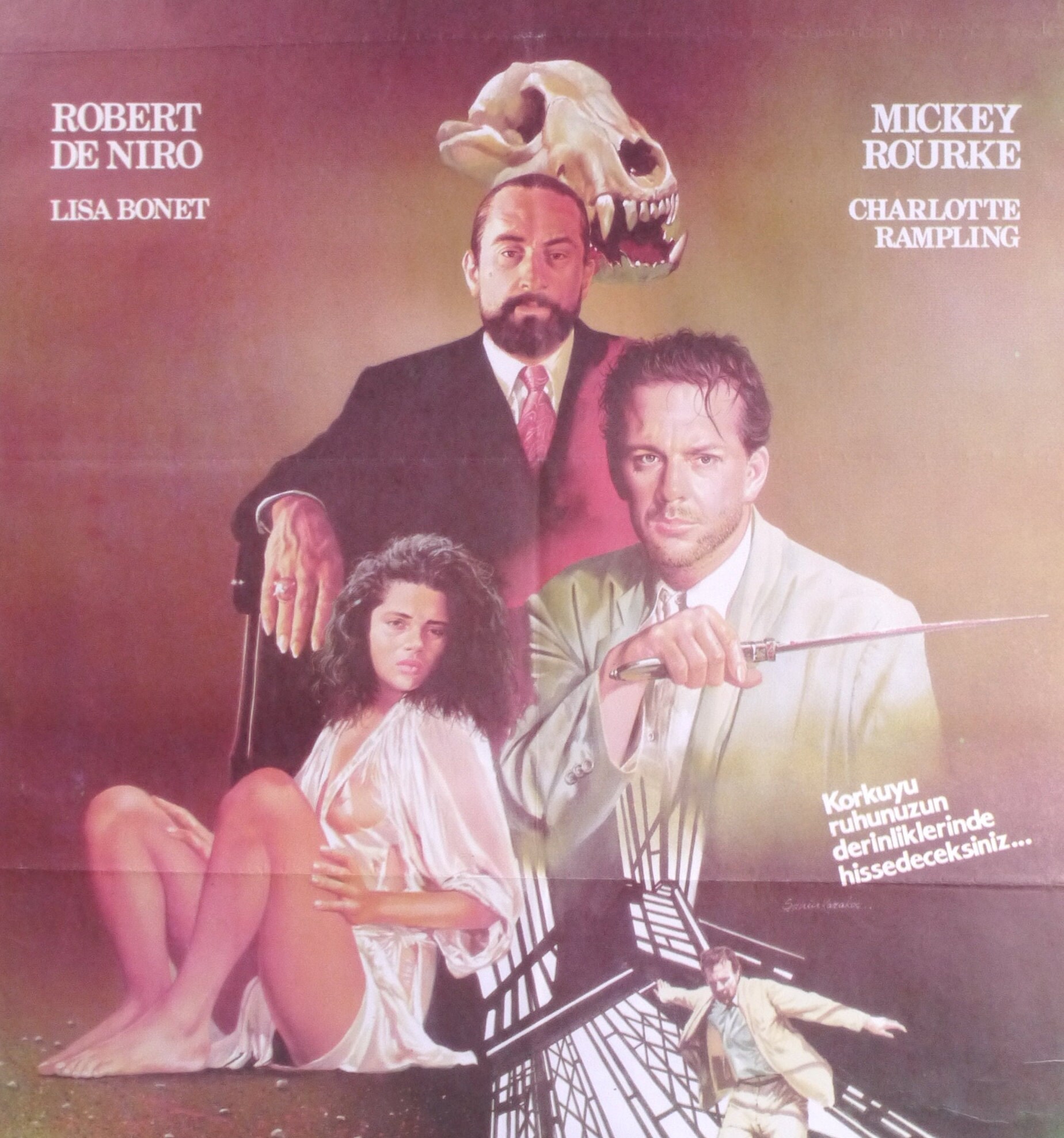 Angel Heart-An Original Vintage Movie Turkish Poster For Alan Parker's ...