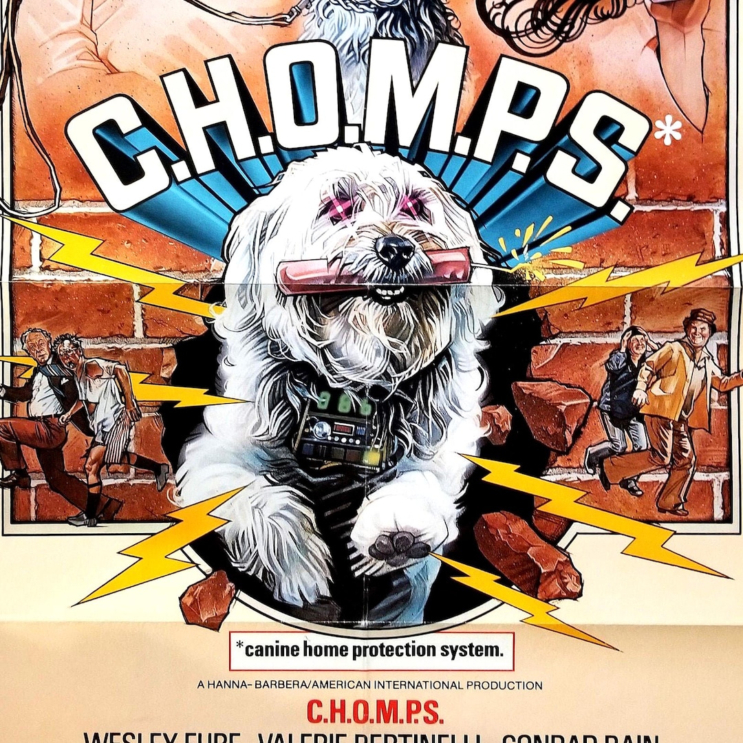 Chomps-an Original Vintage Movie Poster of the 1970s Sci-fi Action ...