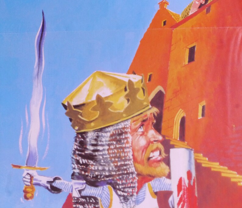 Monty Python and the Holy Grail-original Vintage Movie Poster - Etsy