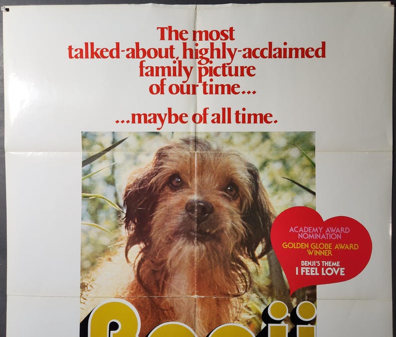 Benji-original Vintage Movie Poster for Joe Camps Canine Adventure With ...