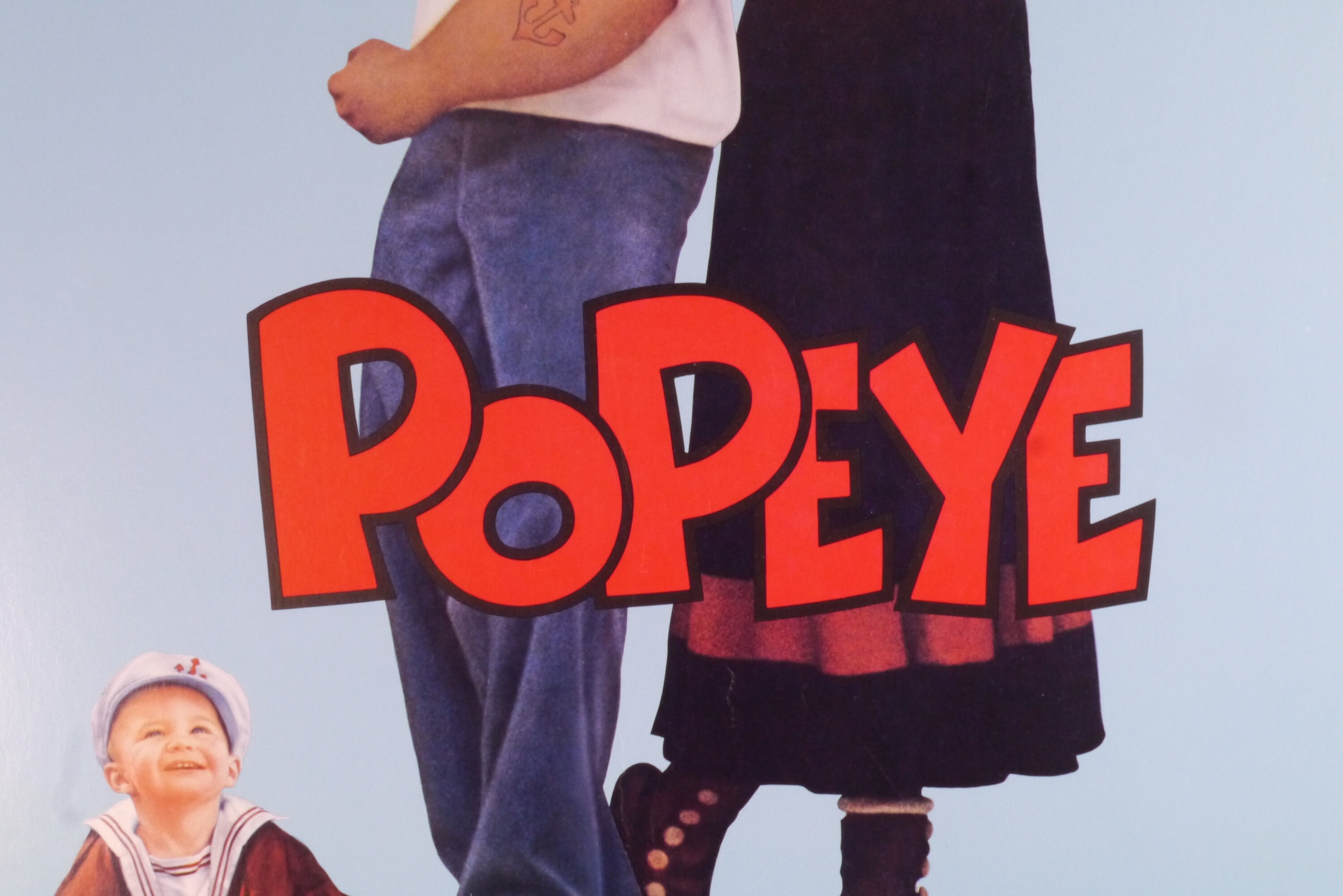 Popeye-A Rare Original Vintage Movie Poster for Robert Altman's Wacky ...