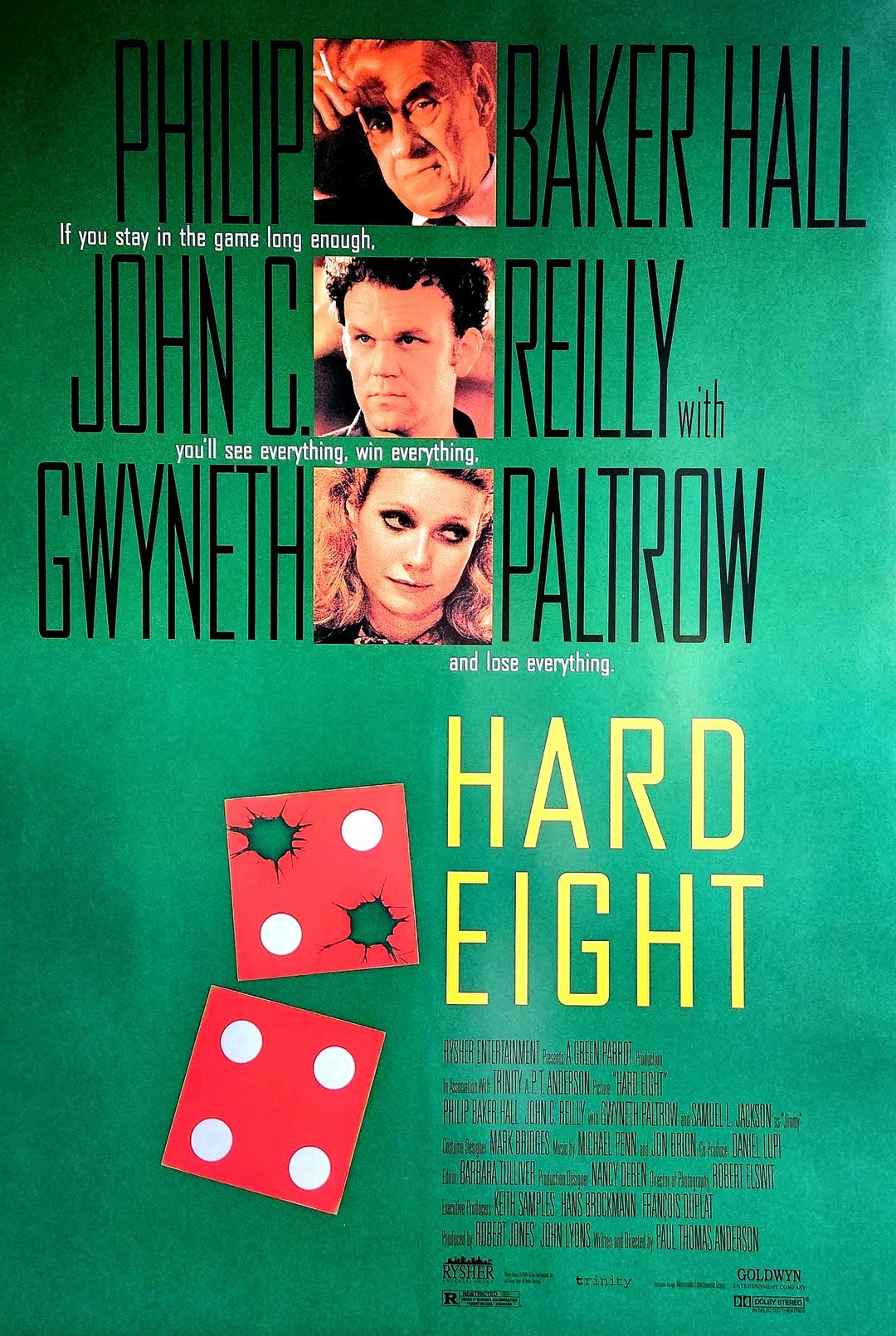 Hard Eight-original Vintage Movie Poster of PT Andersons Vegas Tale of ...