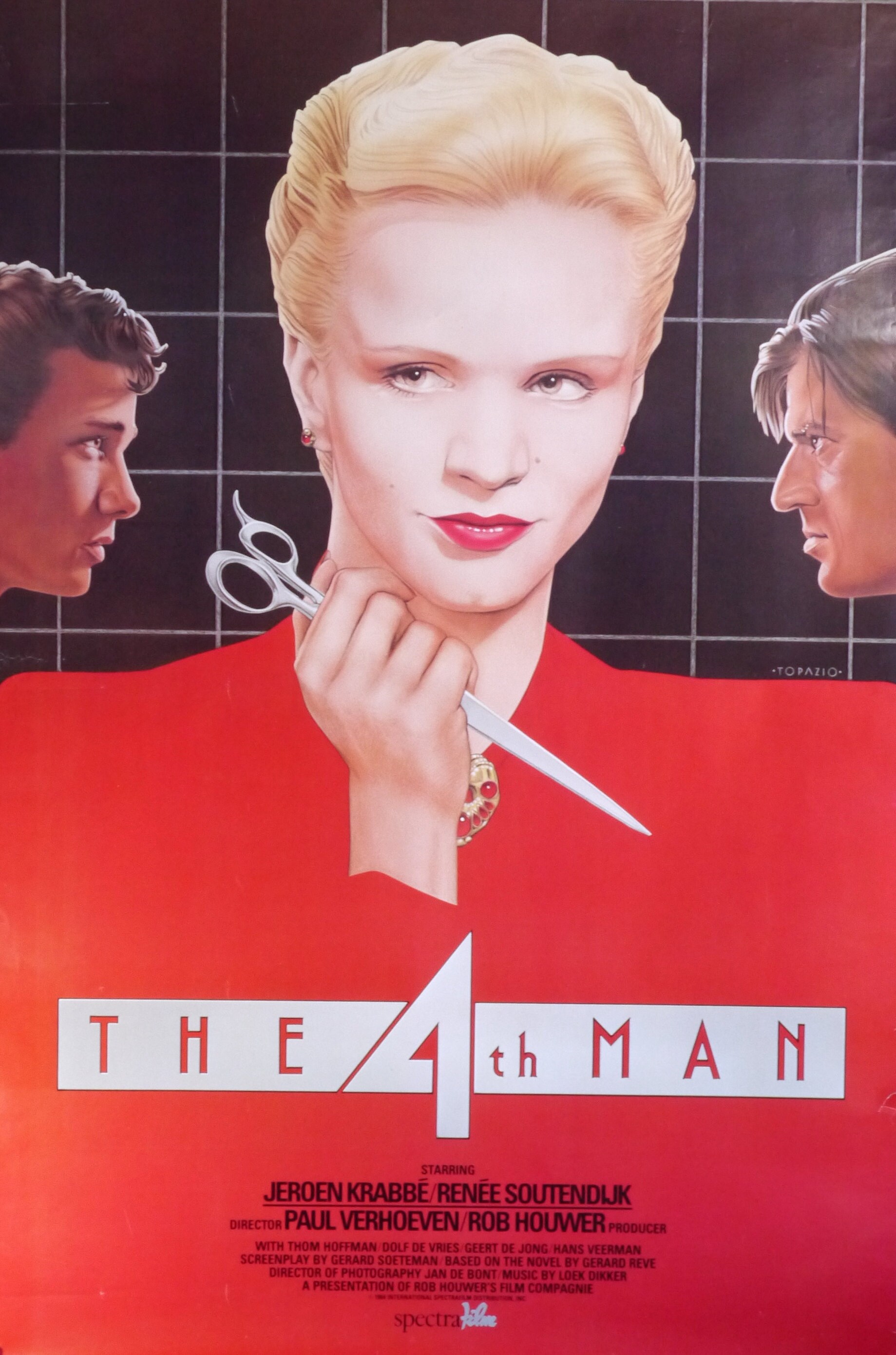 The 4th Man-original Vintage Movie Poster for Paul Verhoeven's Dutch ...