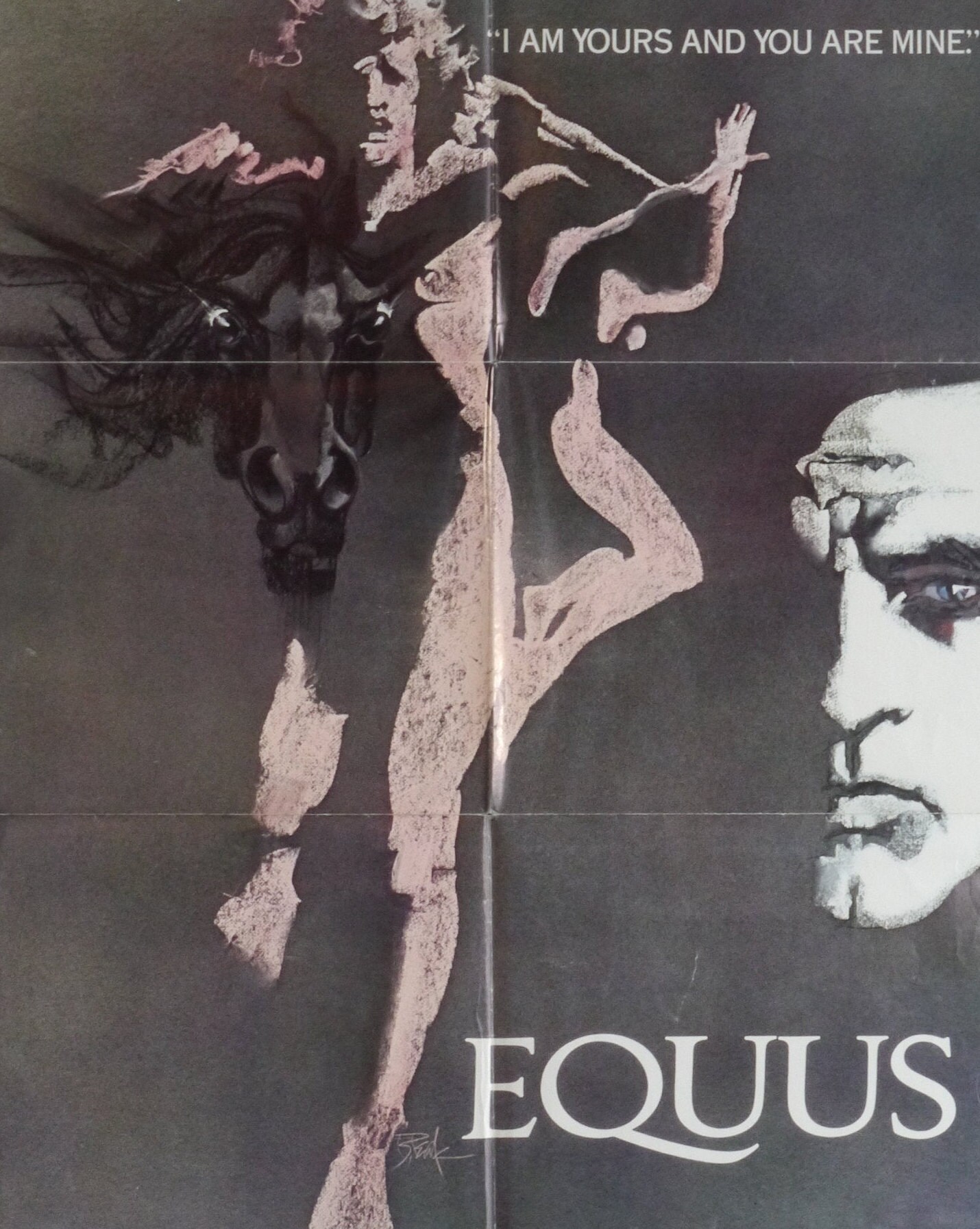 Equus-an Original Vintage Movie Poster of Sidney Lumet's Psychic ...