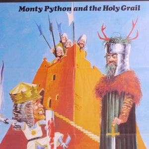 Monty Python and the Holy Grail-original Vintage Movie Poster of ...