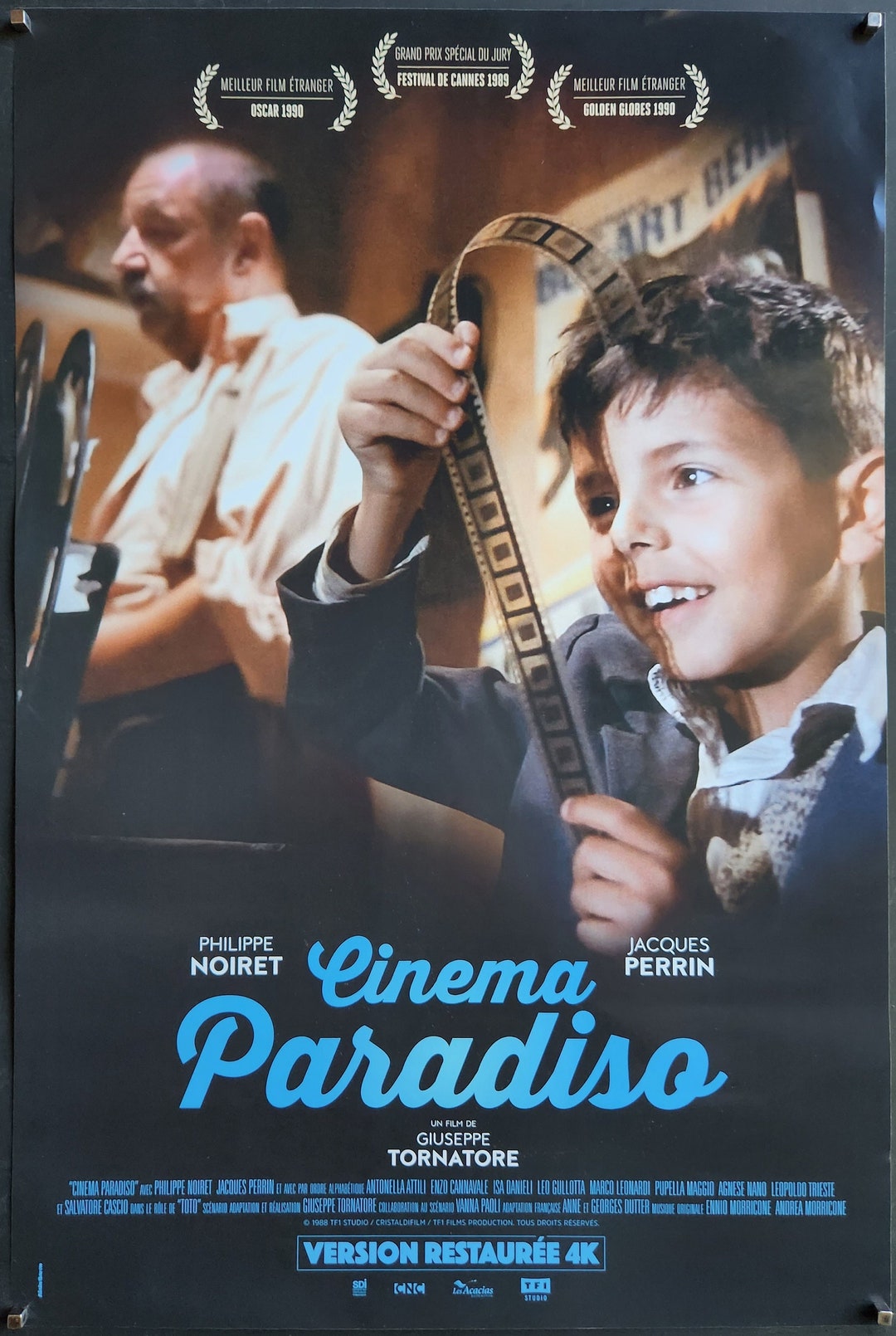 Cinema Paradiso-original French Movie Poster of Giuseppe Tornatore's Tale of Childhood and ...