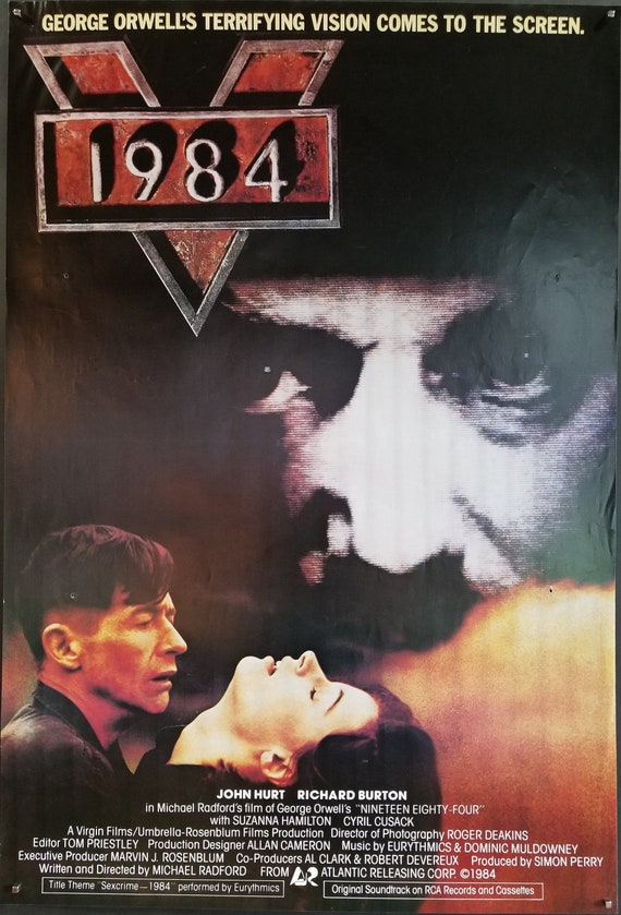 1984-an Original Vintage Movie Poster of Michael Radford's - Etsy