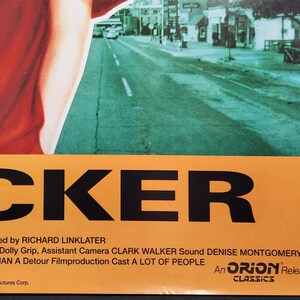 Slacker-a Rare Original Vintage Movie Poster for Richard Linklater's ...