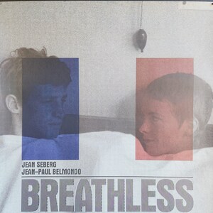 Breathless-an Original Movie Poster for Jean Luc Godards Bold, New Wave ...