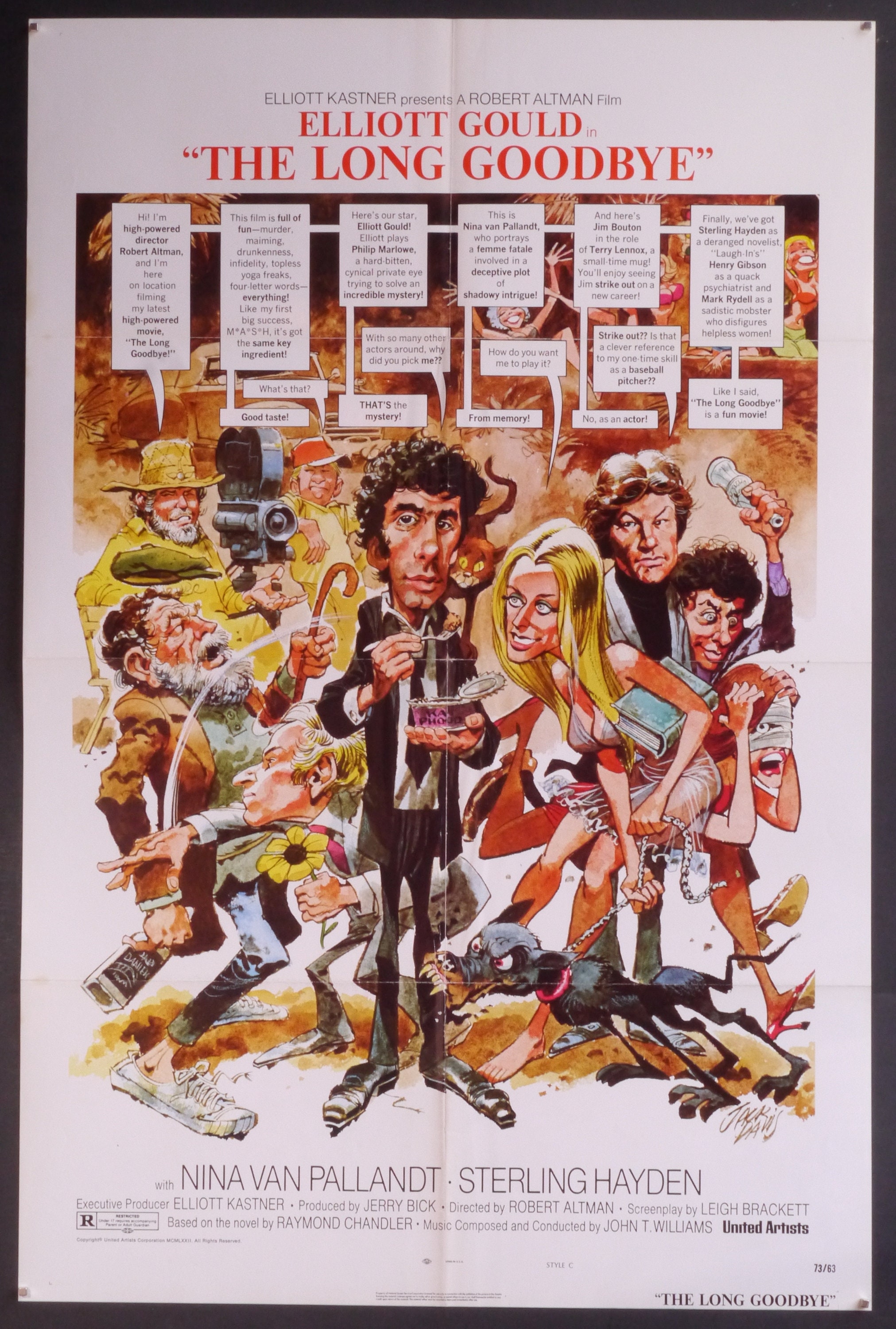 The Long Goodbye-Original Vintage Movie Poster for Robert | Etsy