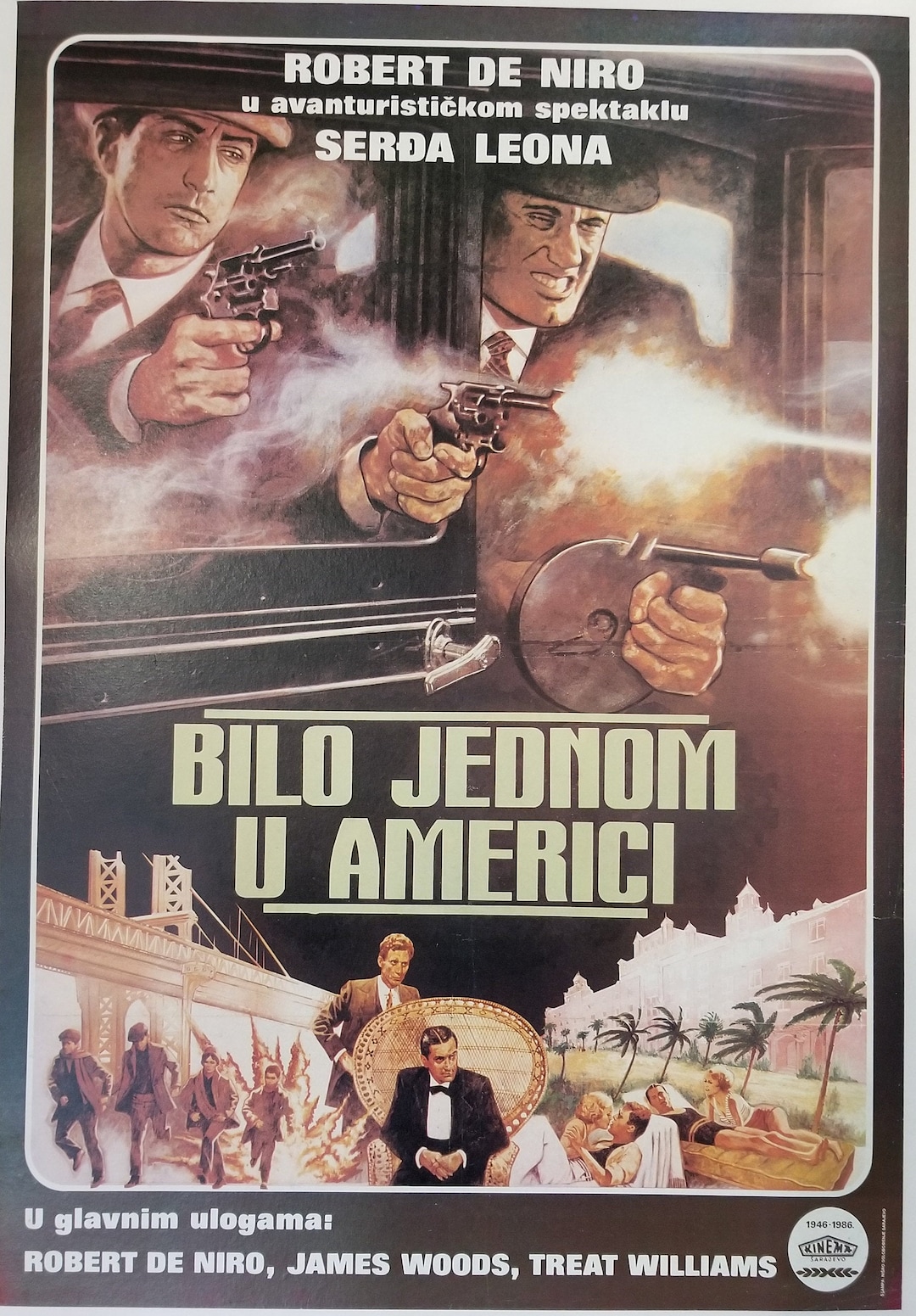 Once Upon a Time in America-rare Original Vintage Movie Poster of ...