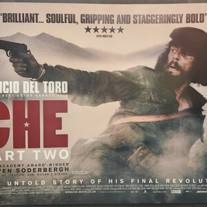 CHE: Part Two-original Movie Poster of Steven Soderbergh's Masterful ...